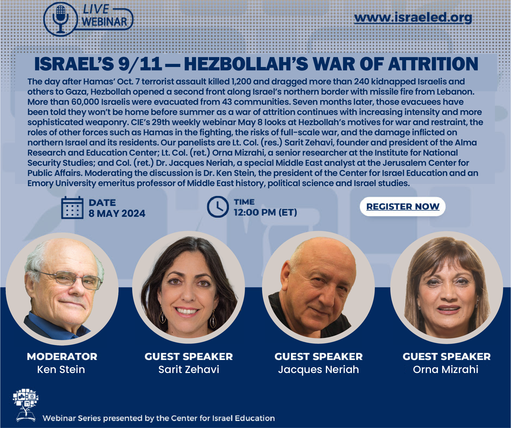 Israel’s 9/11 — Hezbollah’s War of Attrition (43:47) | CIE